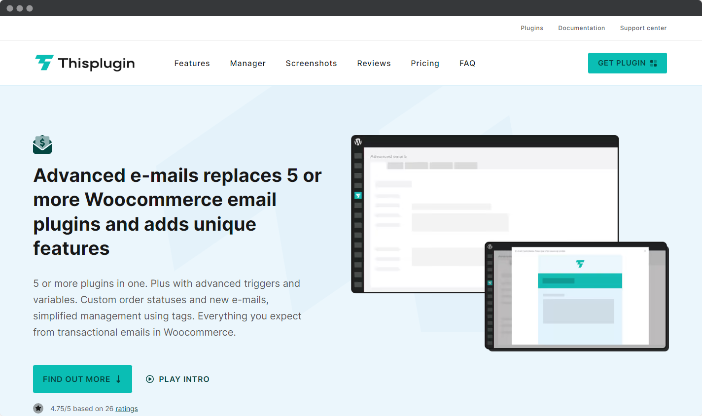 Advanced e-mails - ThisPlugin.com