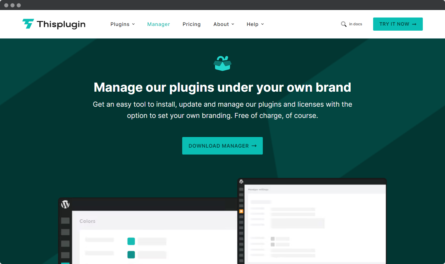 Manager - ThisPlugin.com