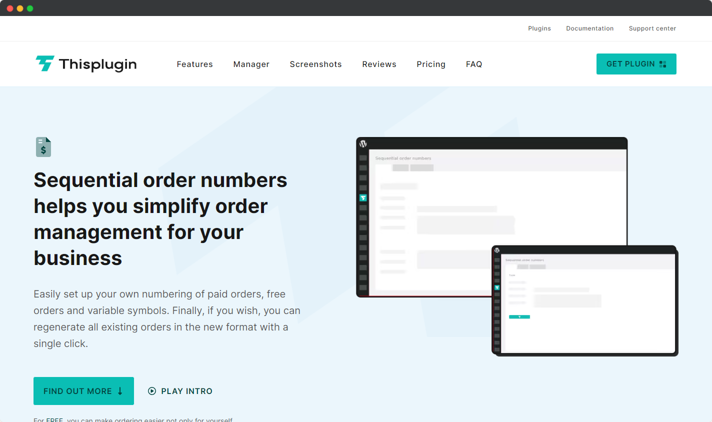 Sequentional order numbers - ThisPlugin.com
